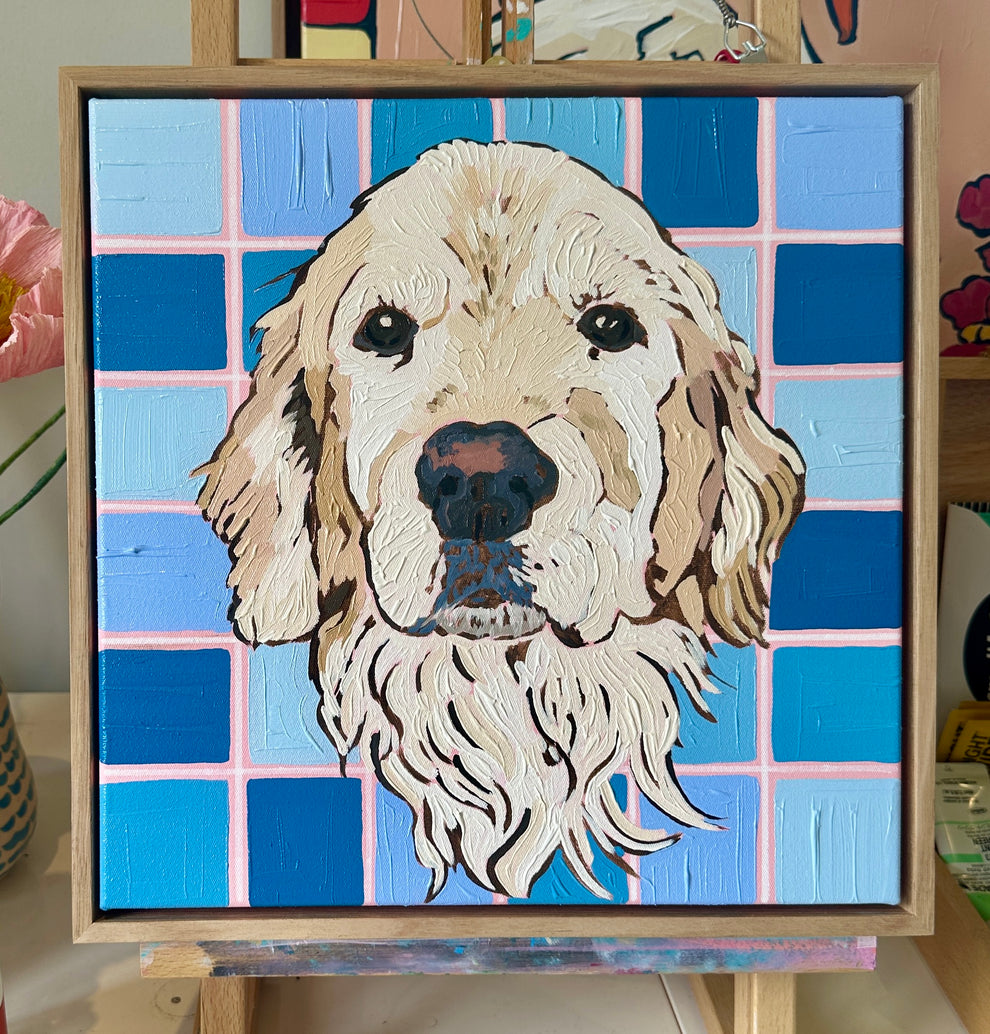 Large Pet Portrait Booking – Art By Fran Max